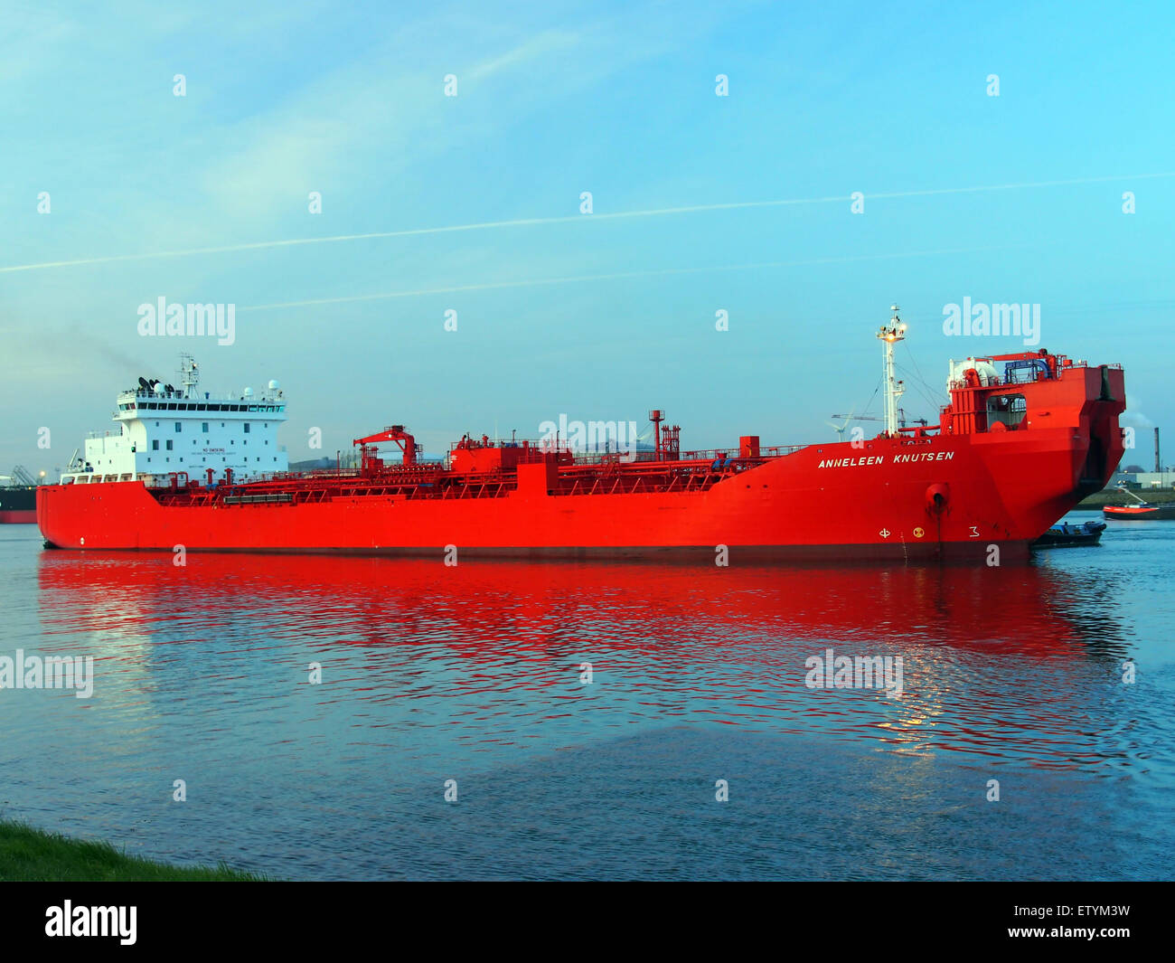 The Anneleen Knutsen is a tanker vessel identified by IMO 9176929, seen ...