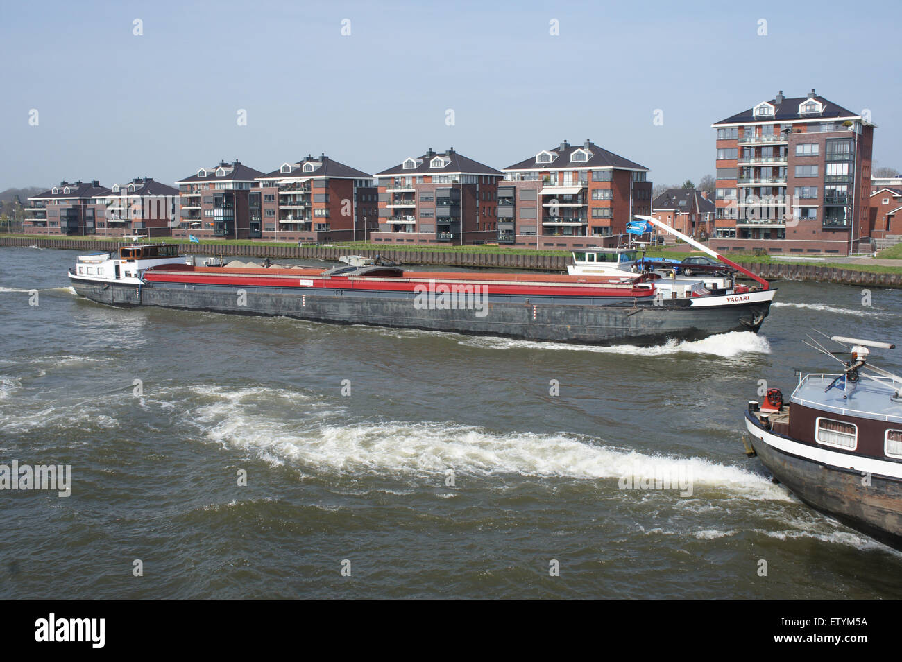 The vessel Vagari, identified by the ship number ENI 03160382, is seen ...