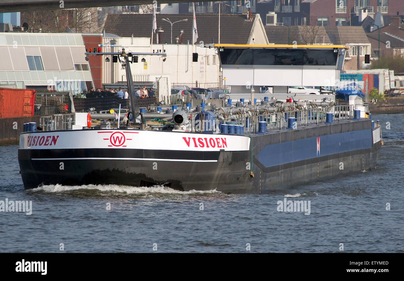 The 'Visioen' tanker ship, with identification number ENI 02327270, is ...