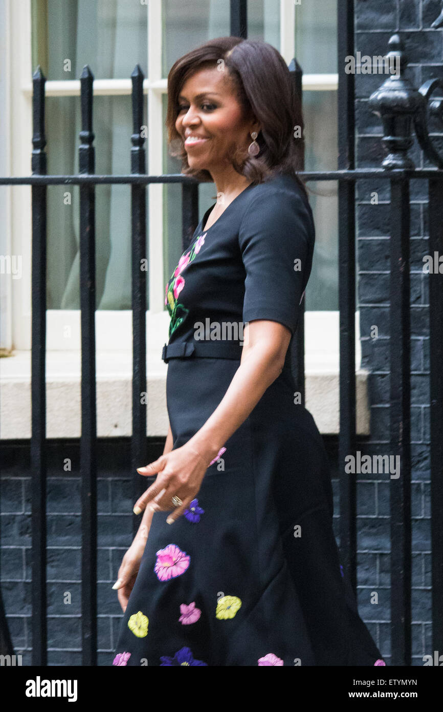 Downing Street, London, June 16th 2015. United States First Lady ...