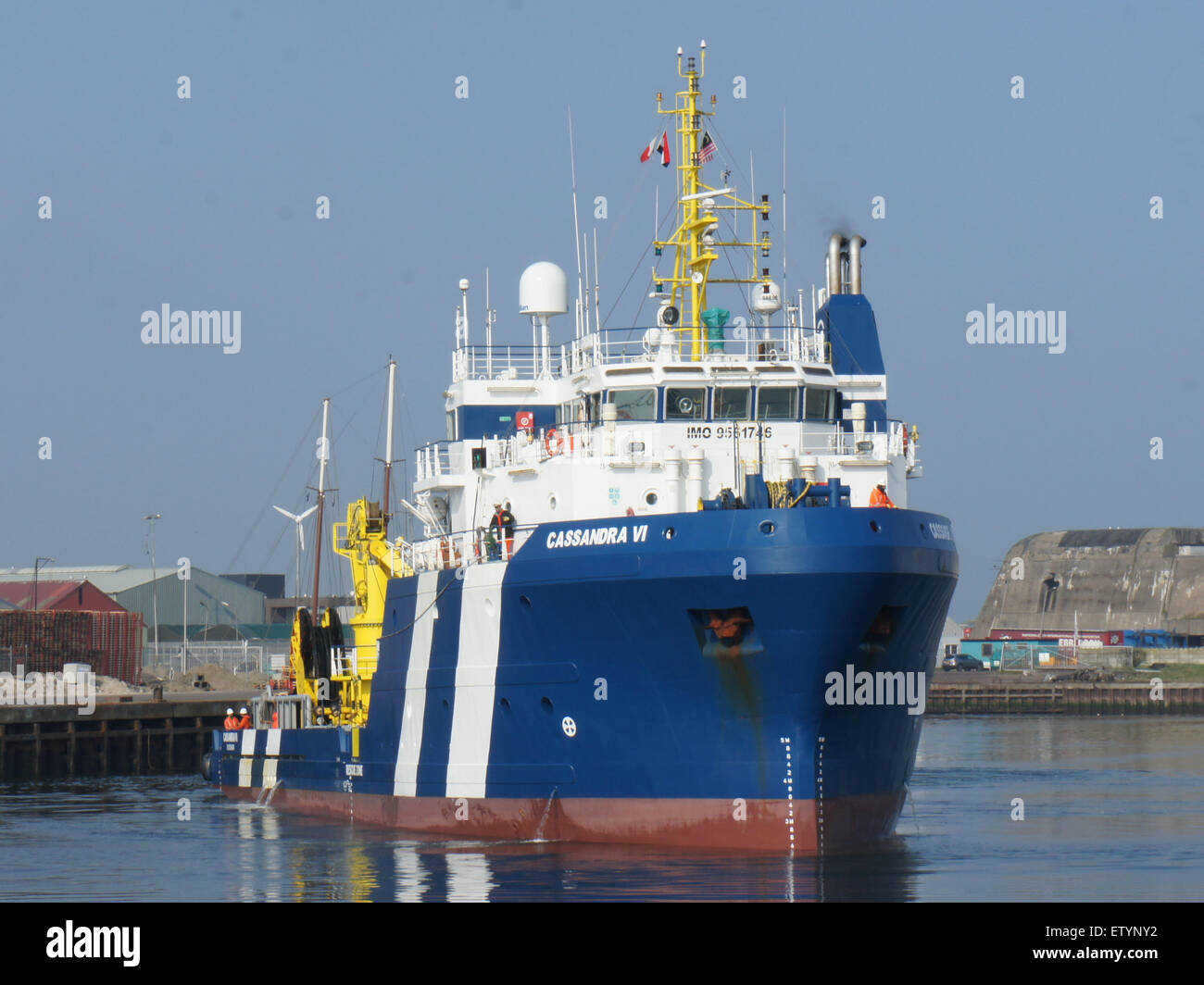 The Casandra VI is a tanker ship identified by IMO number 9561746 ...