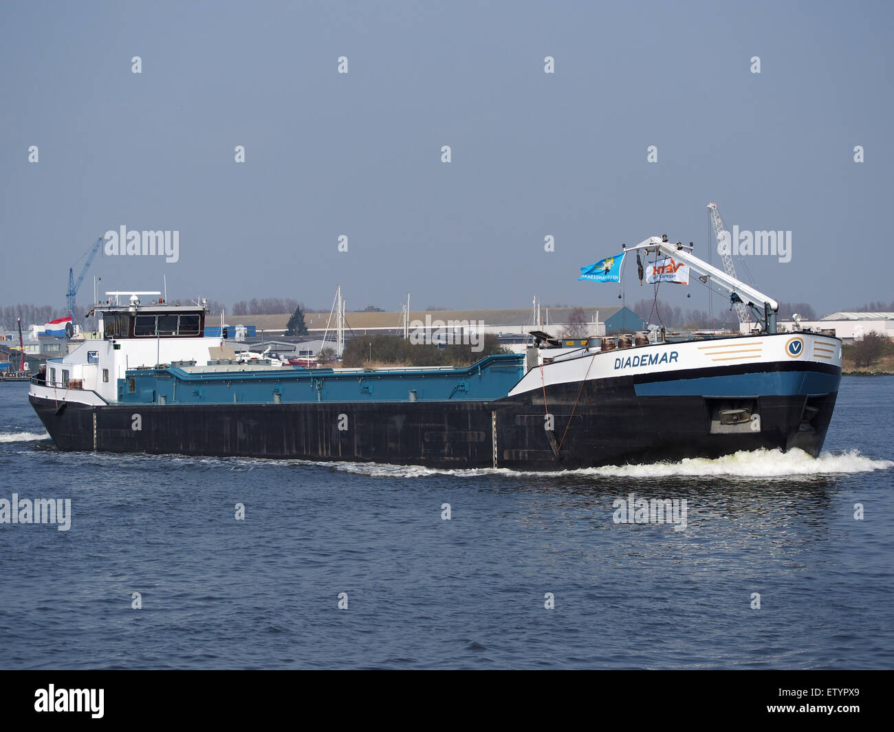 The 'Diademar' is a large tanker ship identified by the ENI number ...