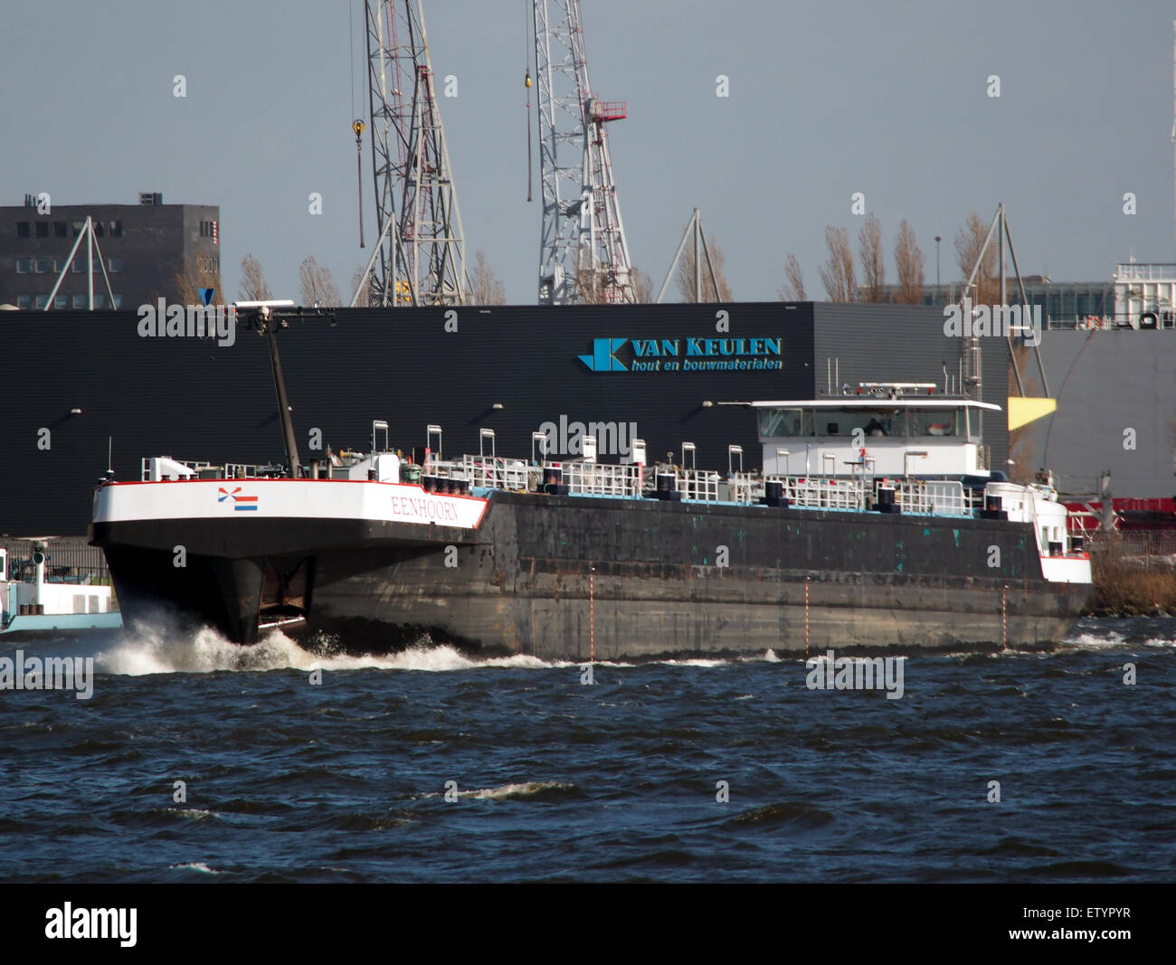 The *Eenhoorn*, a vessel with the ENI number 02325525, operates in the ...