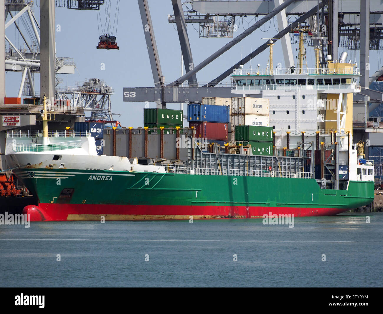 The *HANSE VISION* (IMO 9302243) is an oil tanker docked at ...