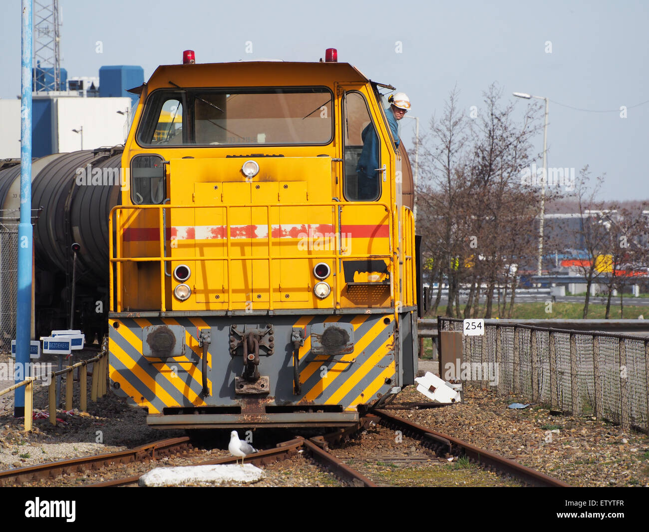 The LBC shunter Big Mak operates at the Port of Rotterdam, handling oil ...