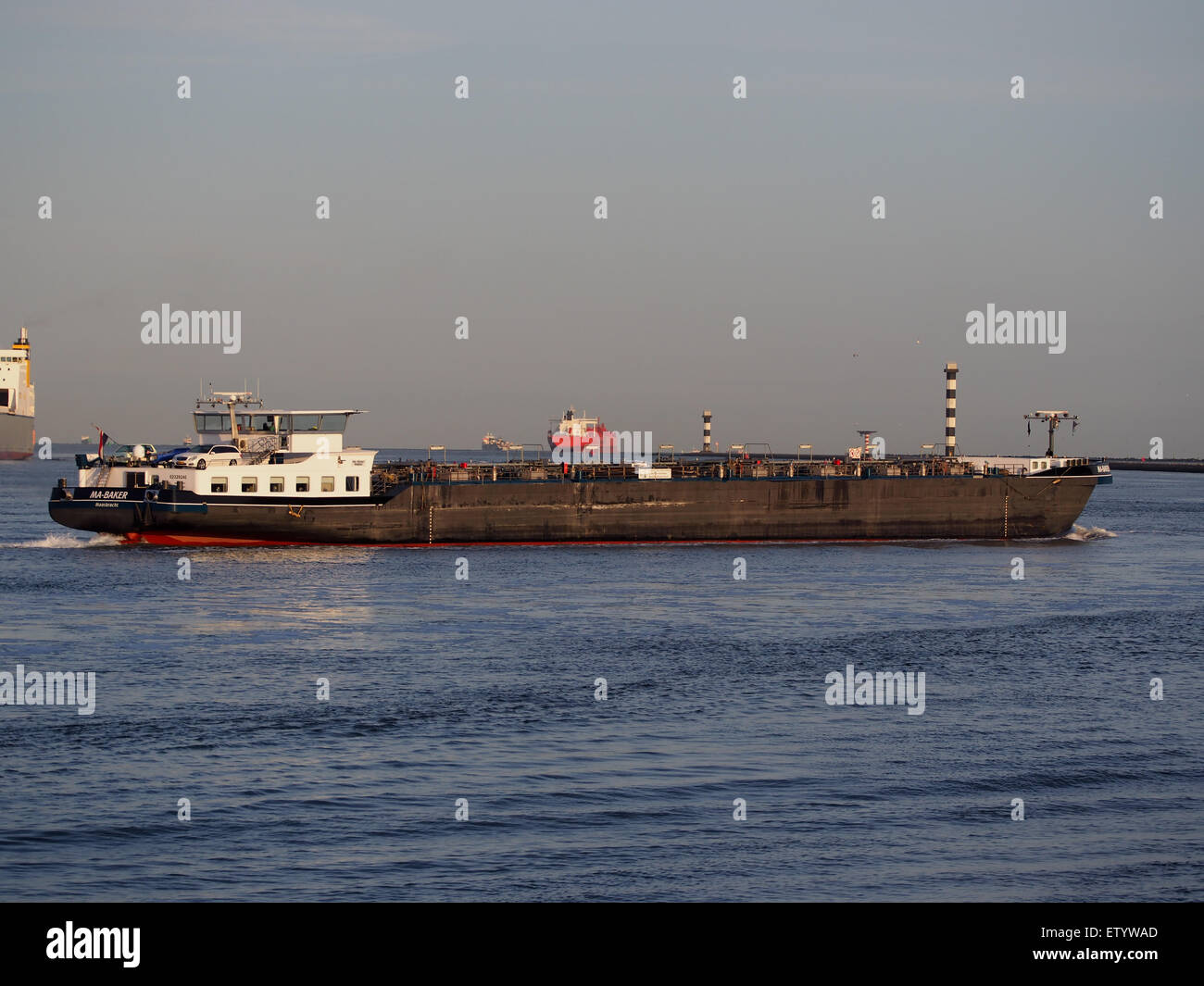 The 'Ma-Baker' is an oil tanker operating in the Calandkanaal near the ...