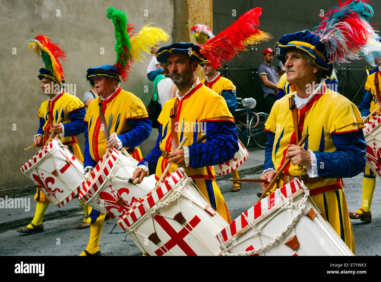 Parade, Calcio Storico, Florence, Italy Stock Photo - Alamy