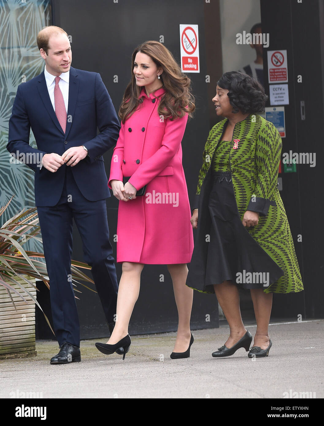 The Duke and Duchess of Cambridge visit the Stephen Lawrence Centre in ...