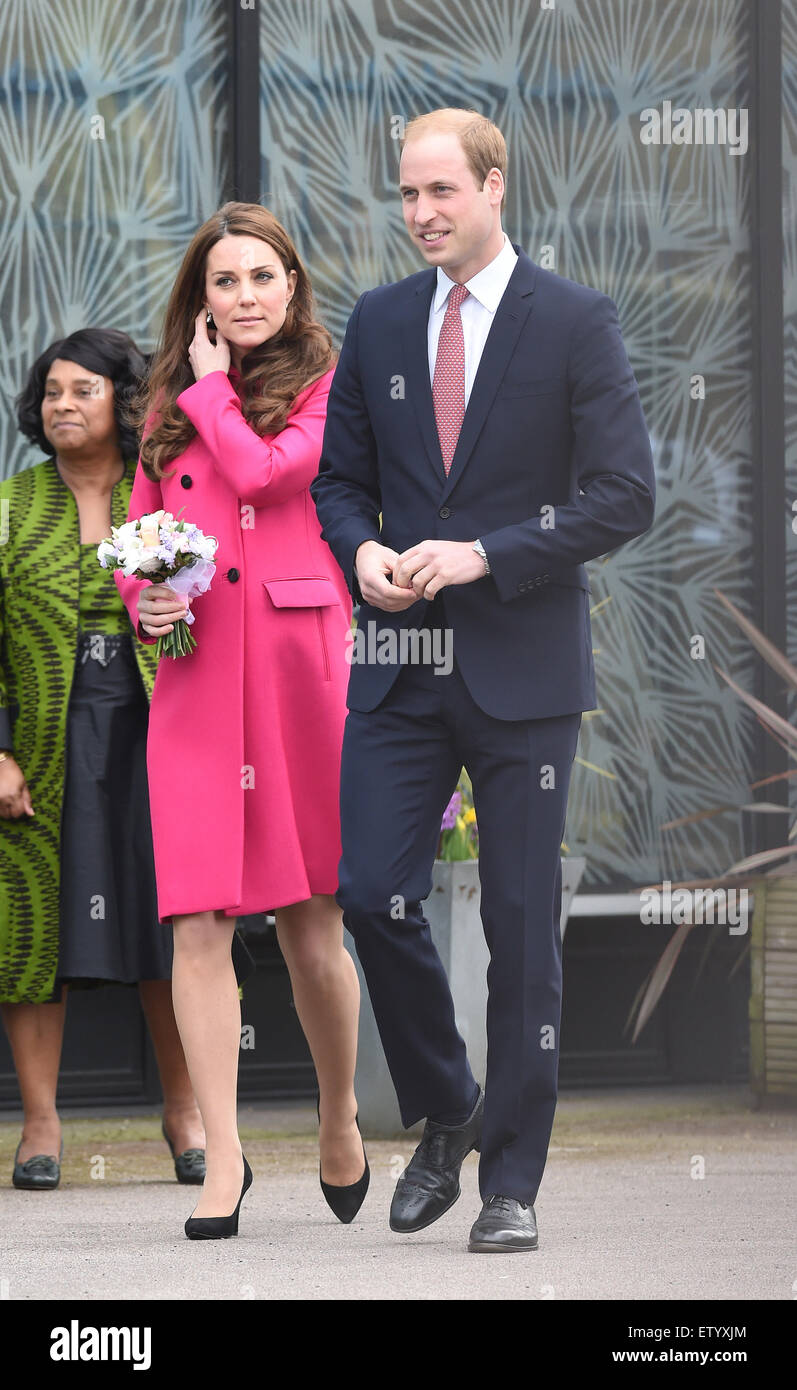 The Duke and Duchess of Cambridge visit the Stephen Lawrence Centre in ...