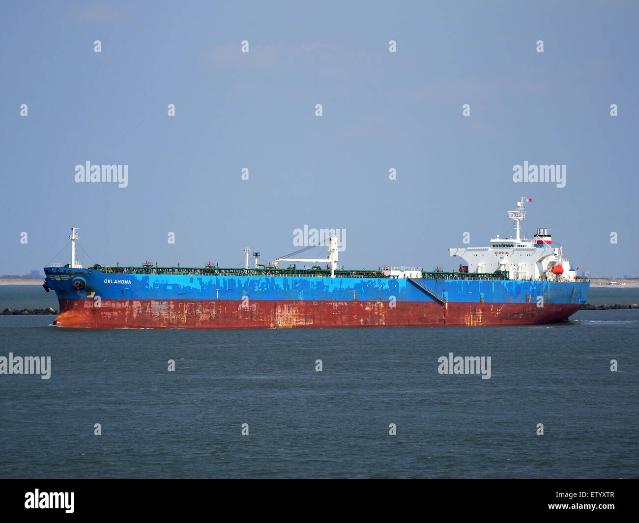 The oil tanker ship 'Oklahoma' (IMO 9321964) is pictured at the Port of ...