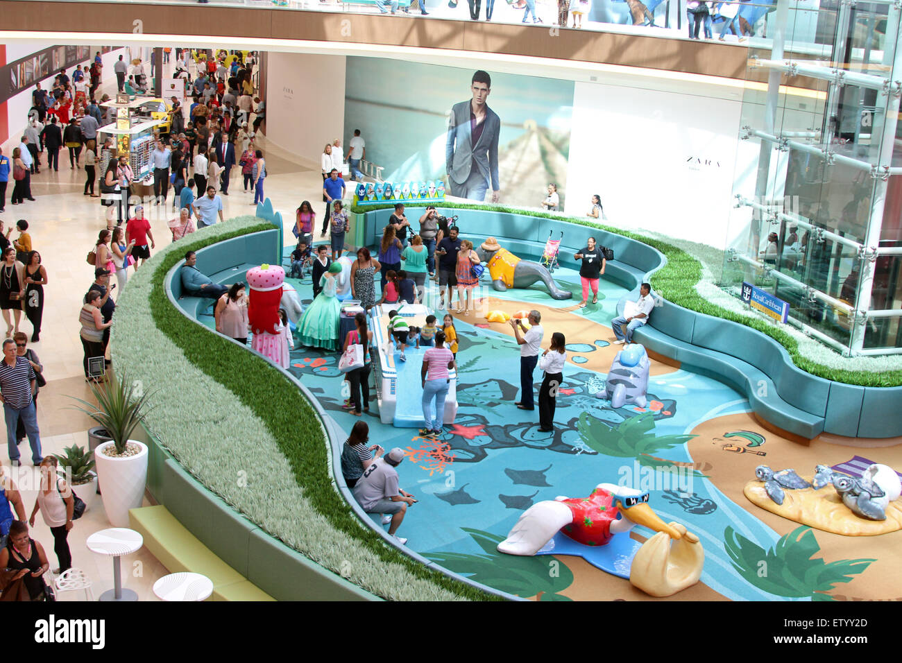 The grand opening of the San Juan Shopping Mall Featuring: Atmosphere ...