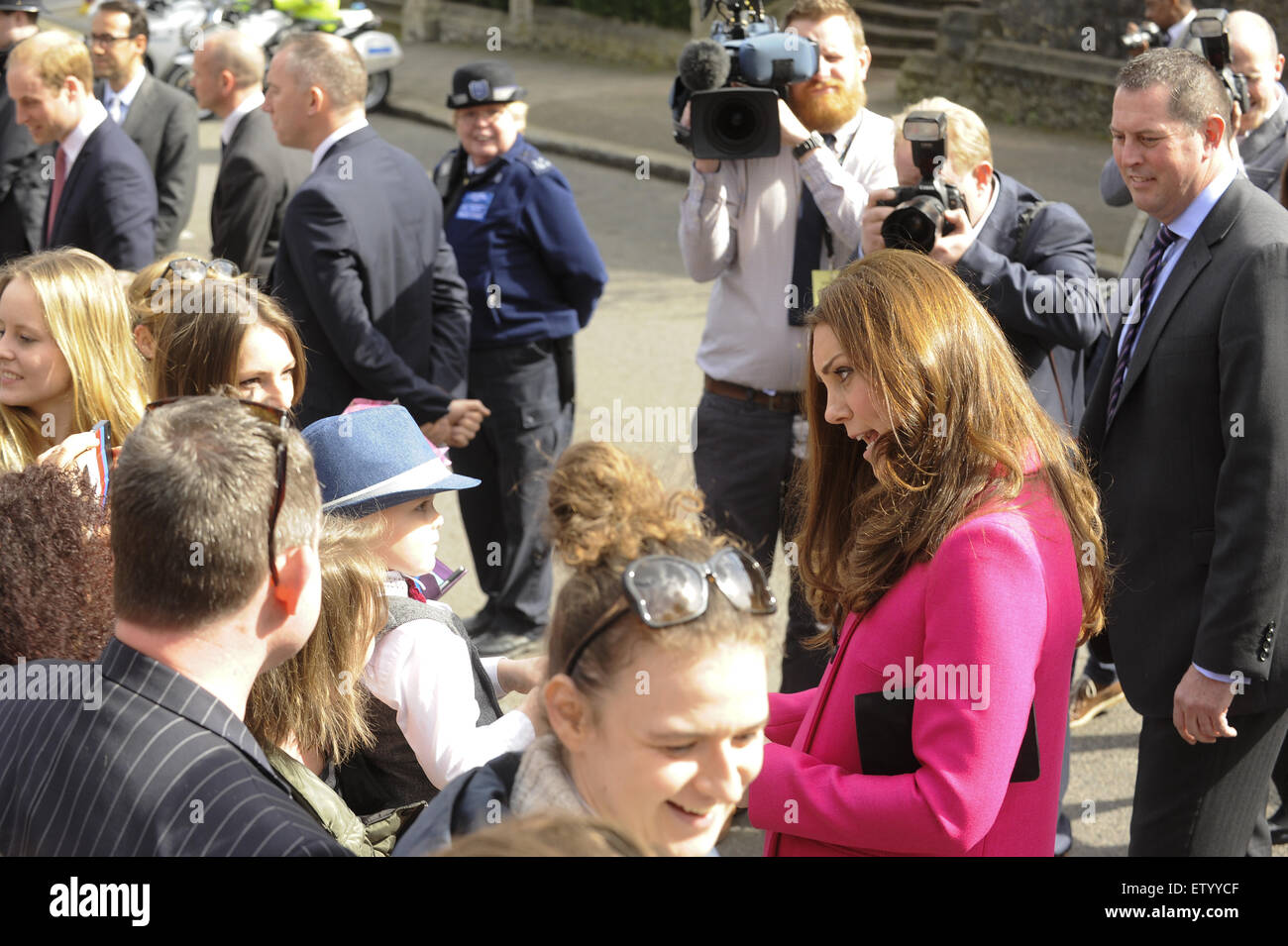 The Duke and Duchess of Cambridge visit XLP at Christ Church, Gipsy ...