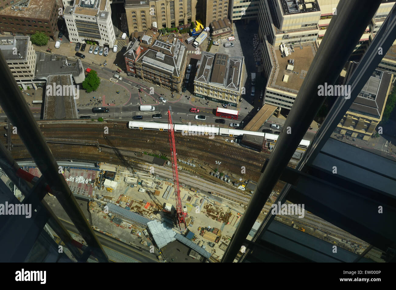 london city viewed from the shard viewing platform Stock Photo - Alamy