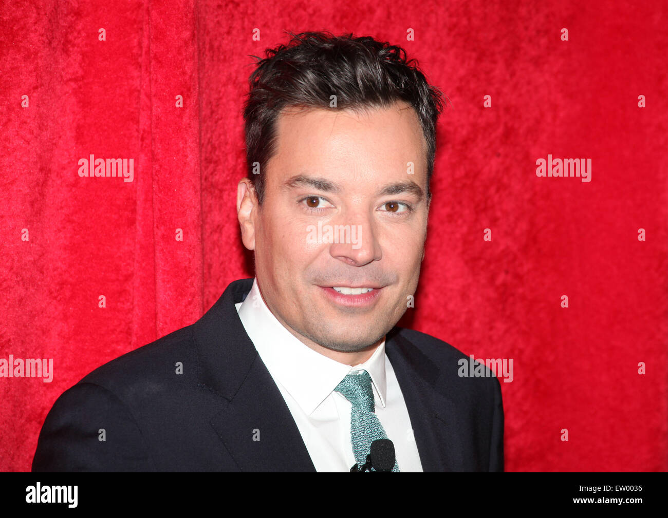 The Tonight Show's Jimmy Fallon attends a photocall as Madame Tussauds ...
