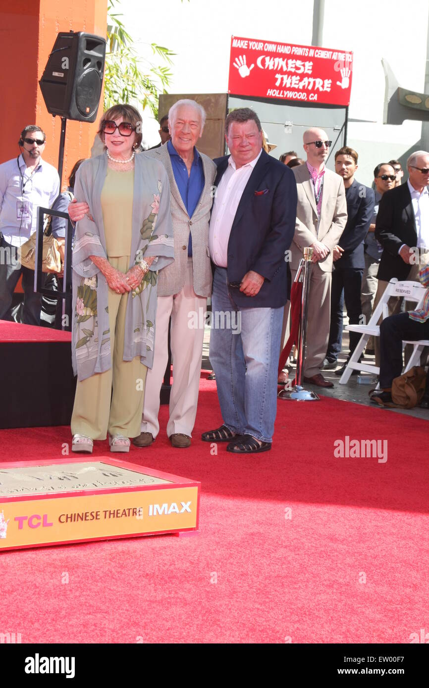 Hollywood legend Christopher Plummer's hand and footprint ceremony at ...