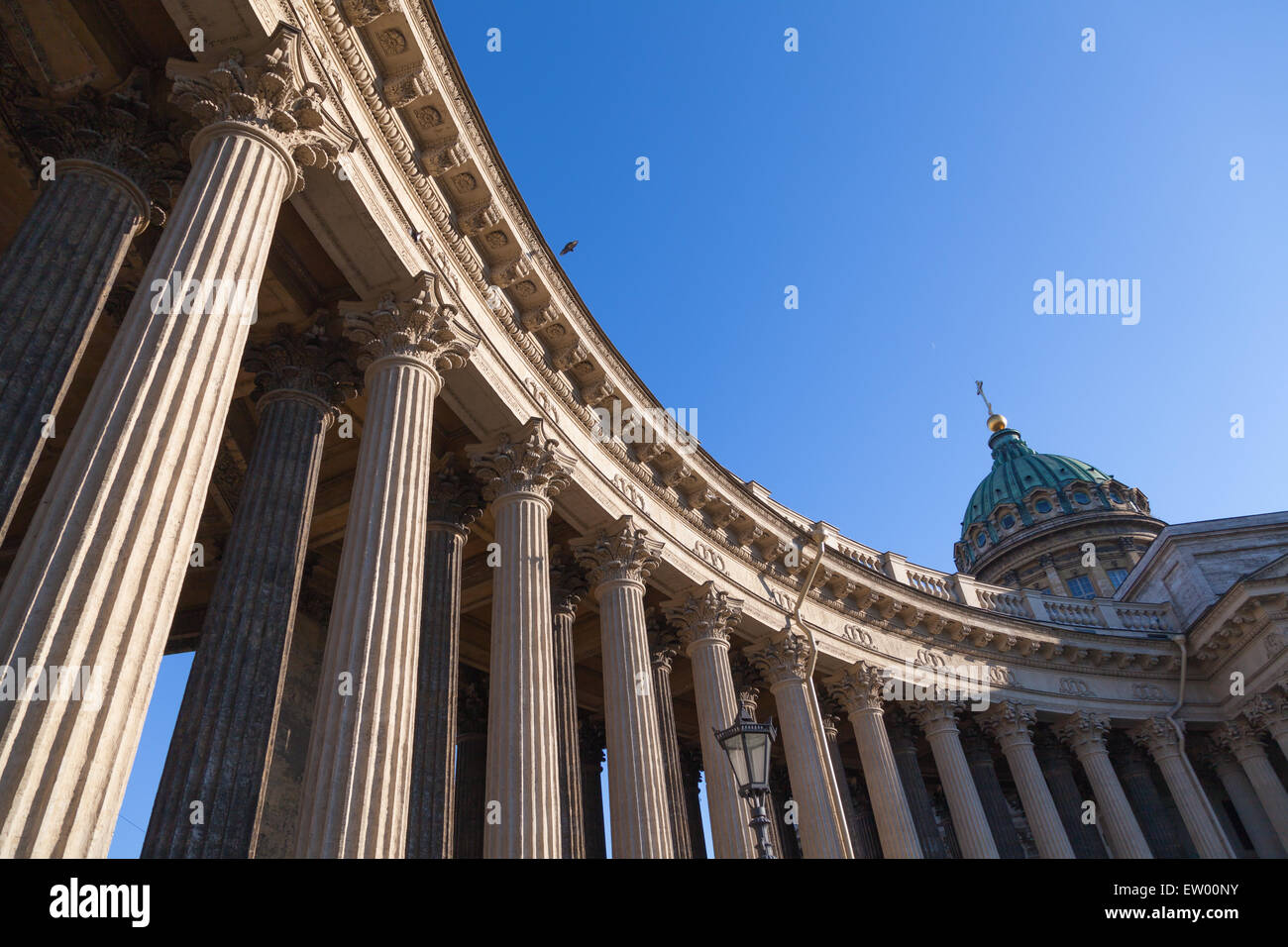 Colonnade of the Kazan Cathedral, St. Petersburg, Russia Stock Photo - Alamy