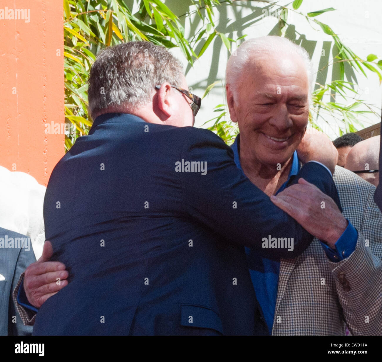 Hollywood legend Christopher Plummer's hand and footprint ceremony at ...