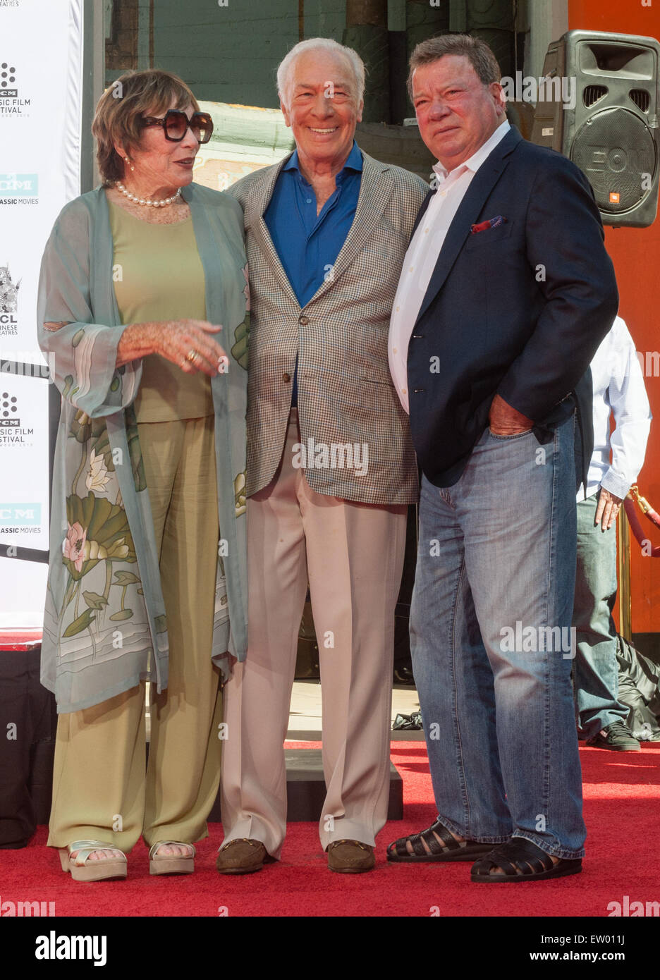 Hollywood legend Christopher Plummer's hand and footprint ceremony at ...
