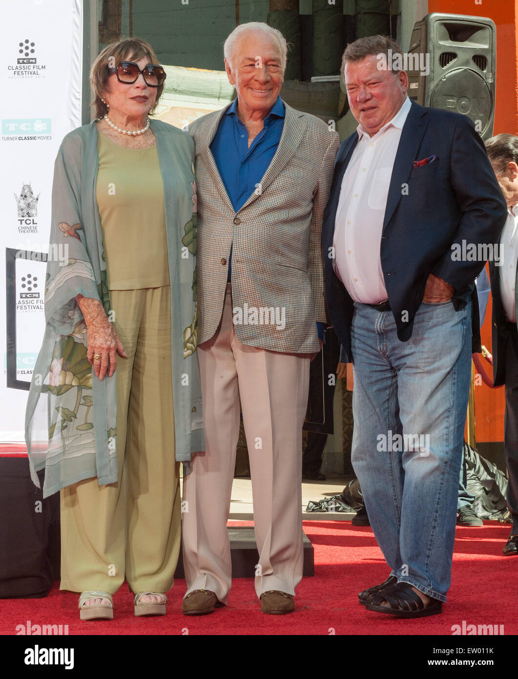 Hollywood legend Christopher Plummer's hand and footprint ceremony at ...