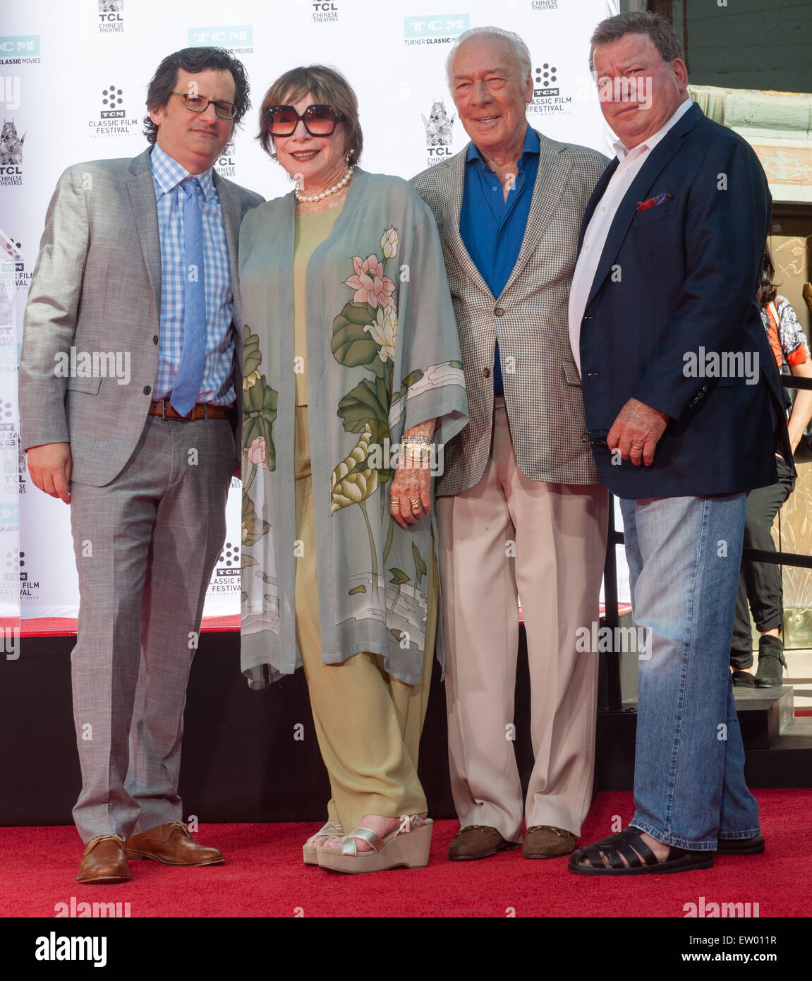 Hollywood legend Christopher Plummer's hand and footprint ceremony at ...