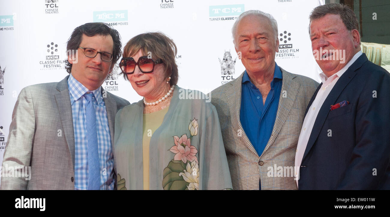Hollywood legend Christopher Plummer's hand and footprint ceremony at ...