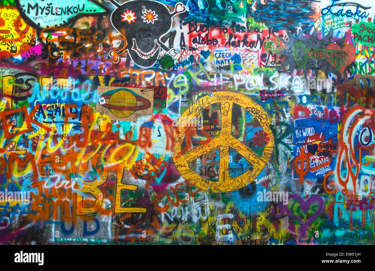 Imagine Peace Graffiti