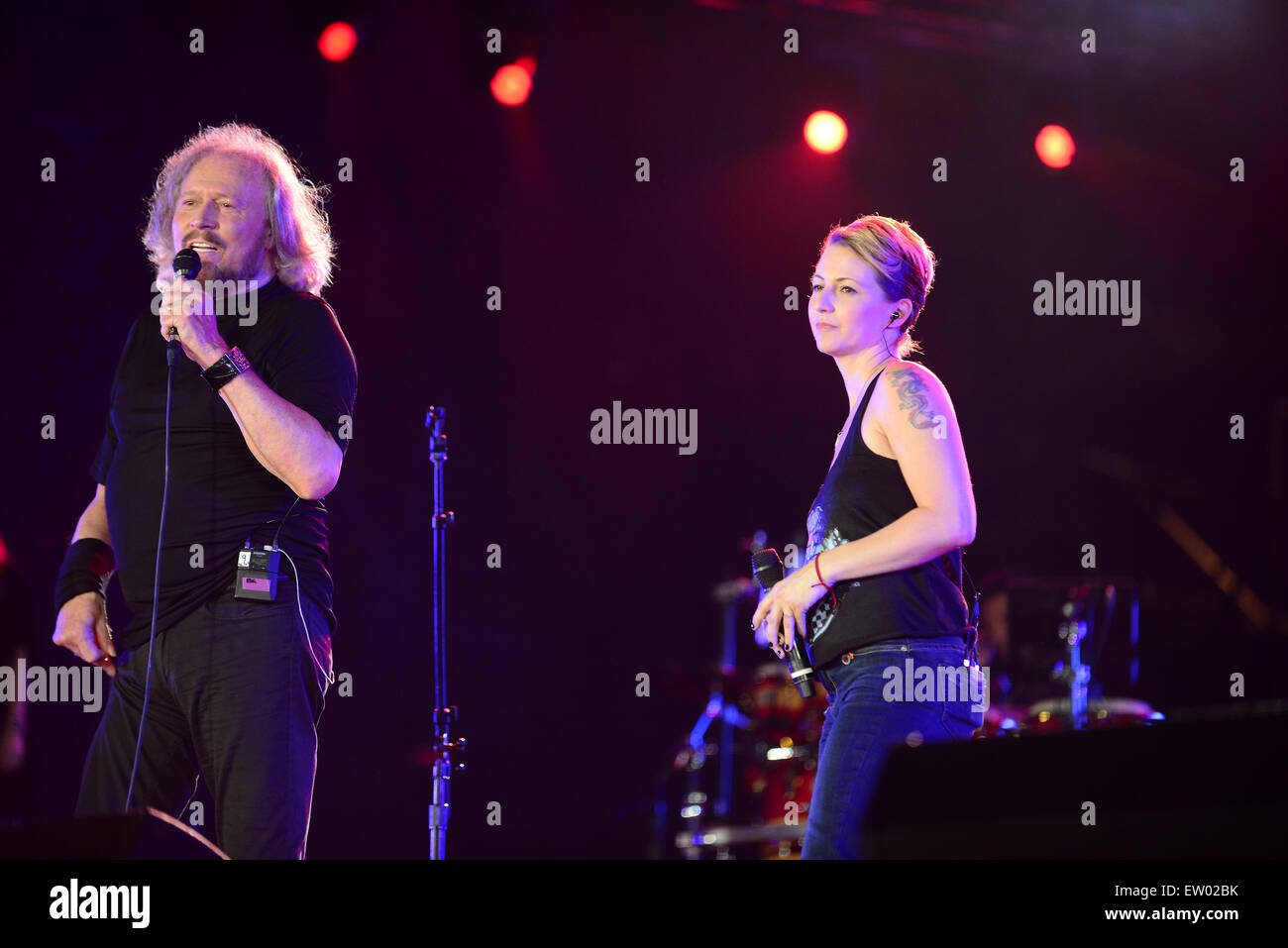 Hard Rock Rising Miami Beach centennial concert Featuring: Barry Gibb ...