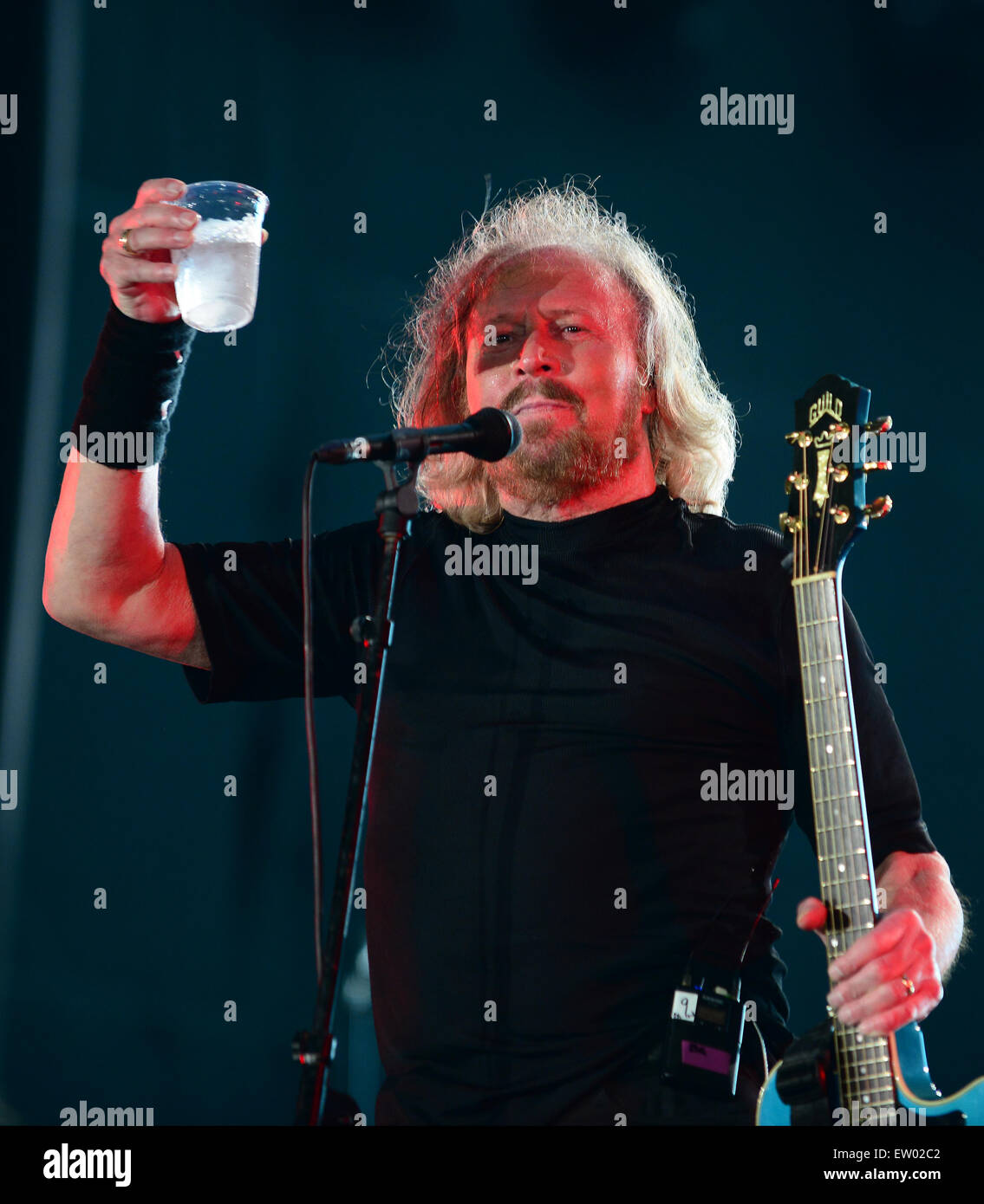 Hard Rock Rising Miami Beach centennial concert Featuring: Barry Gibb ...