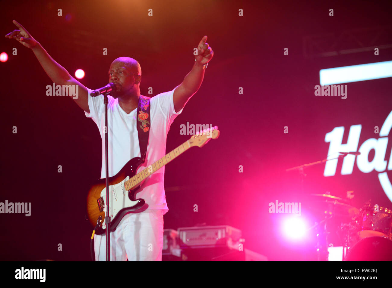 Hard Rock Rising Miami Beach centennial concert Featuring: Wyclef Jean ...