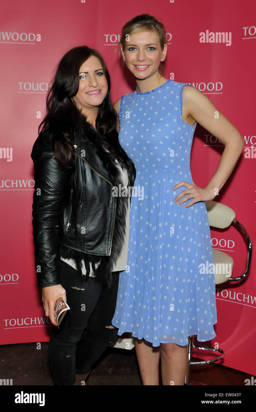 TV presenter Rachel Riley hosts a Top Swap clothing drive at Touchwood ...