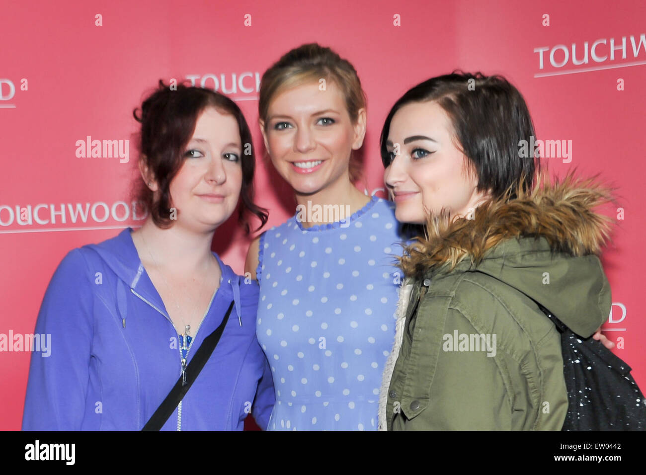 TV presenter Rachel Riley hosts a Top Swap clothing drive at Touchwood ...