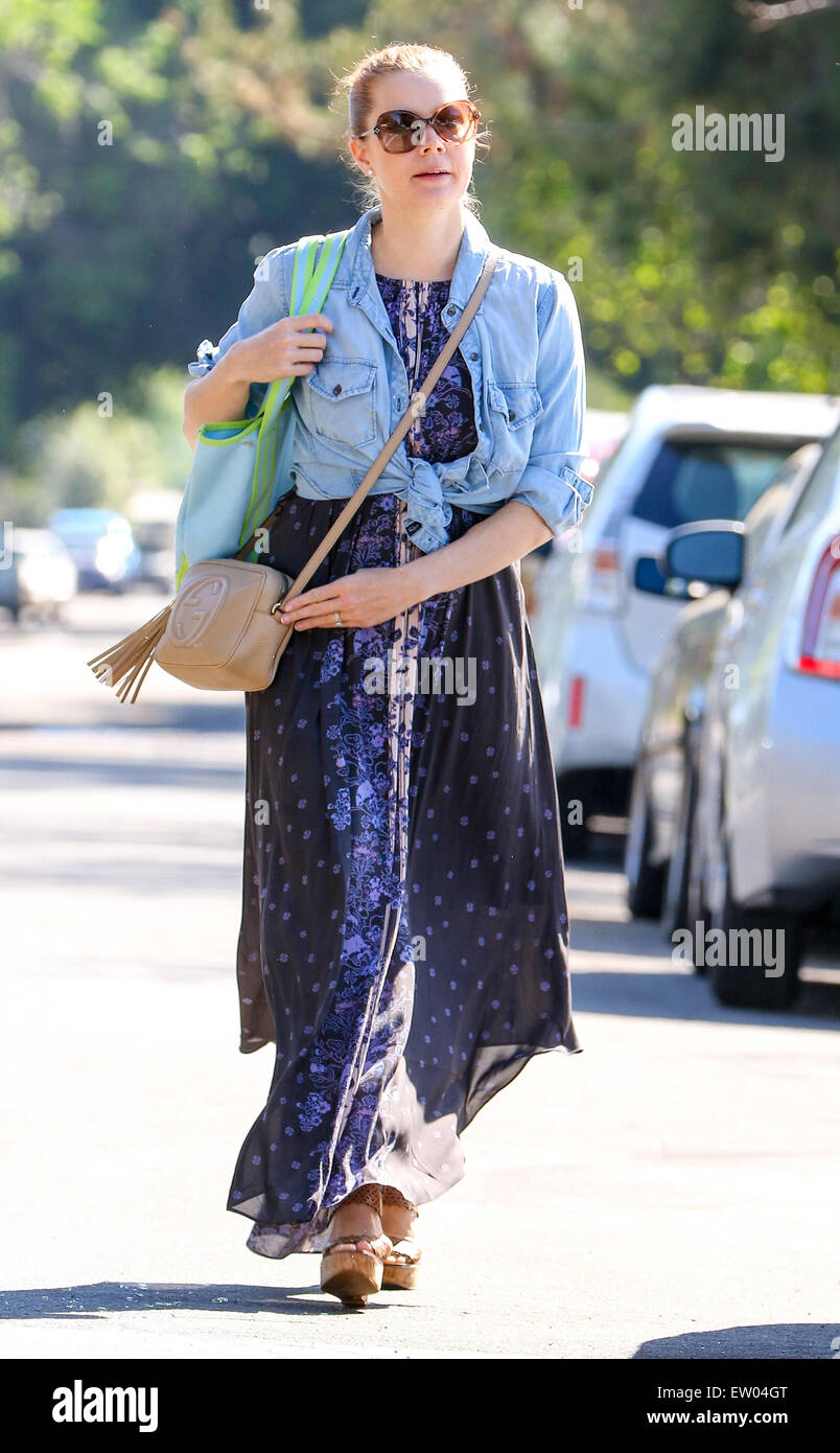 Amy Adams visits a friend in Los Angeles Featuring: Amy Adams Where ...