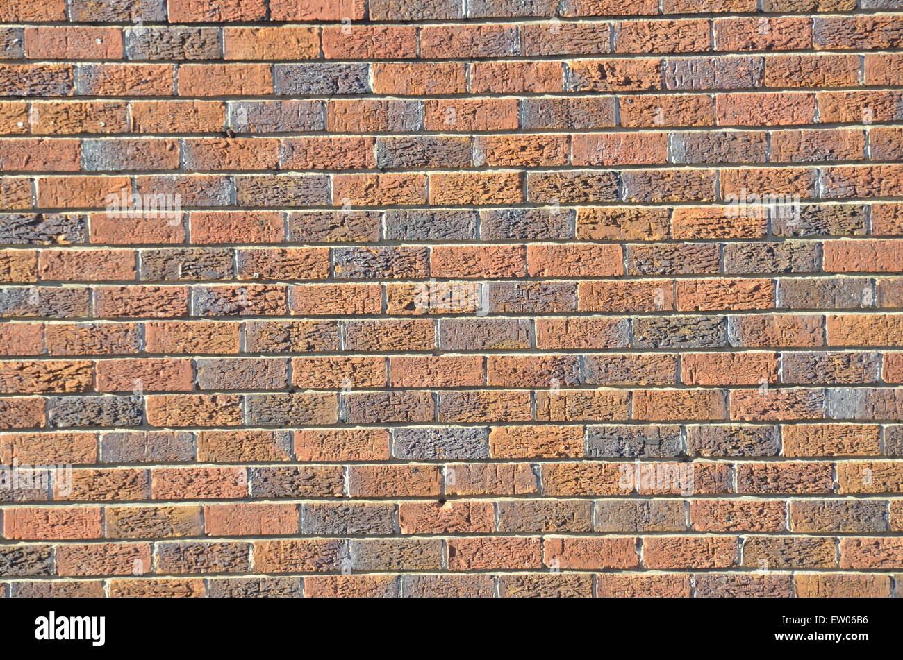 Rows of bricks and mortar,making a brick wall Stock Photo - Alamy