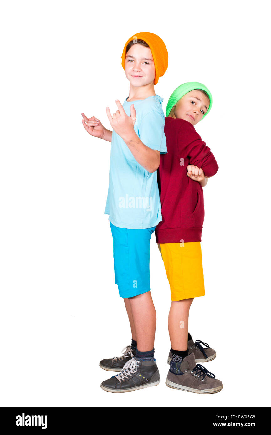 Two Boys Standing