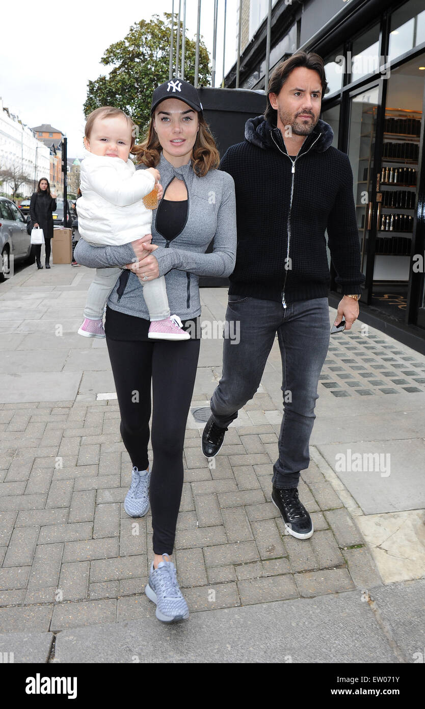 Tamara Ecclestone and husband Jay Rutland attend the opening of Tamara ...