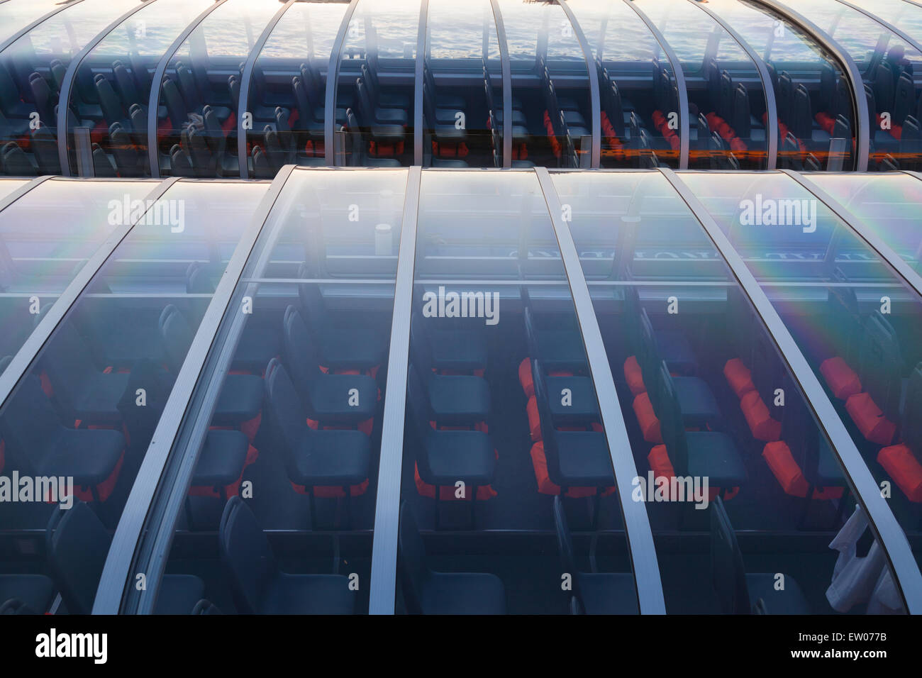 Roof promenade river trams in Saint Petersburg, Russia Stock Photo - Alamy