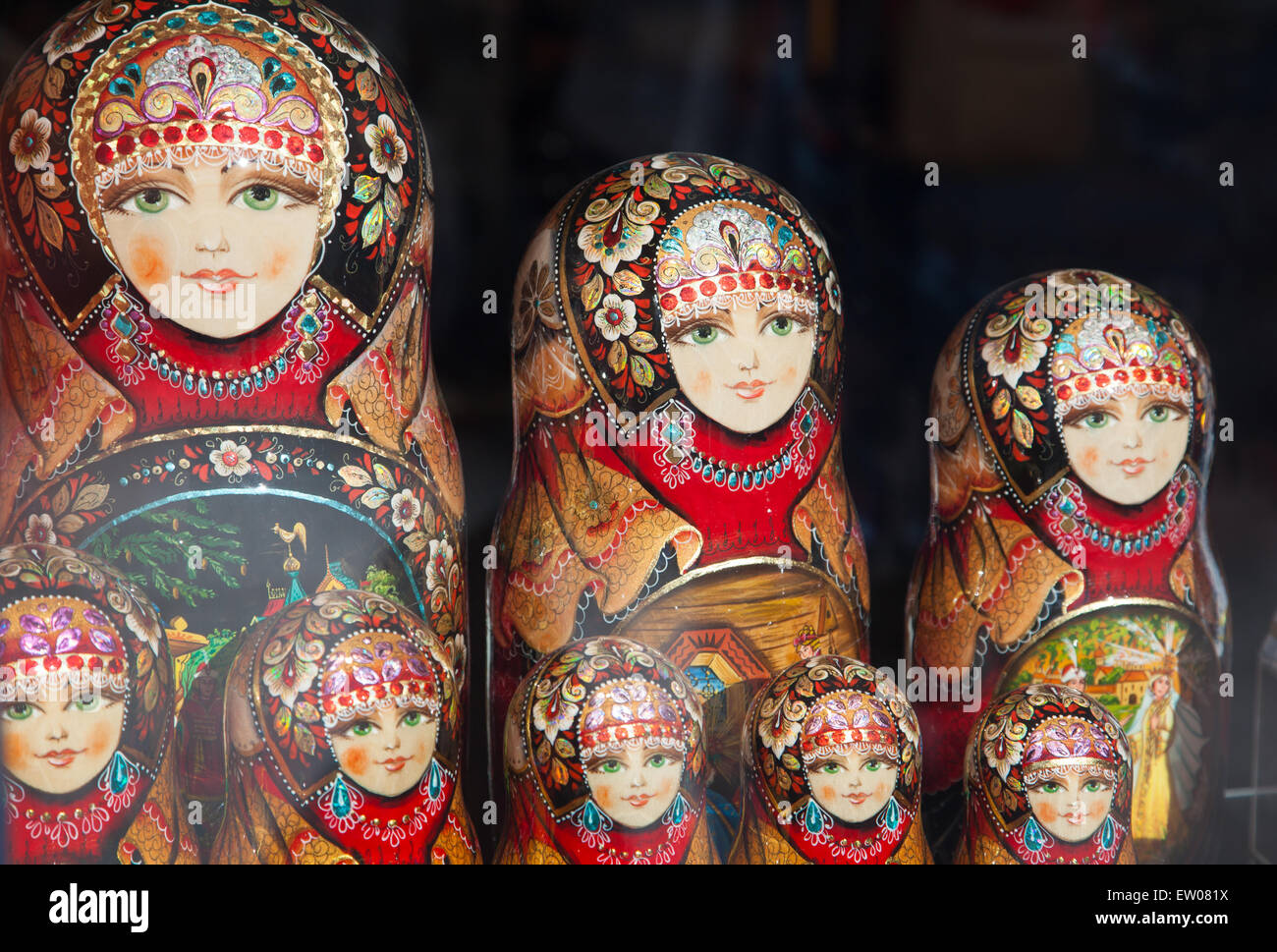 Russian nesting dolls in hi-res stock photography and images - Alamy