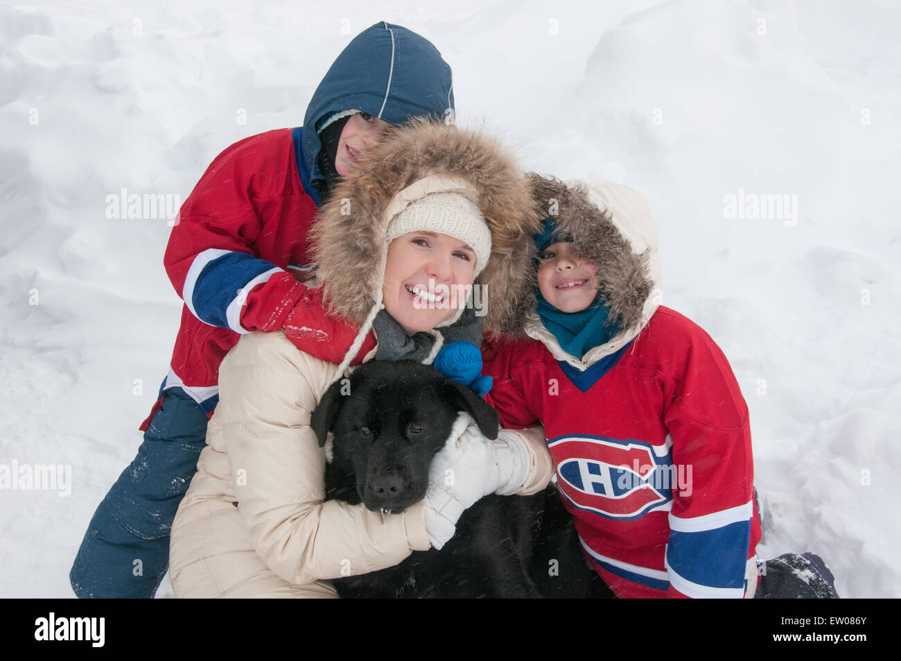 Canada cute family hi-res stock photography and images - Alamy