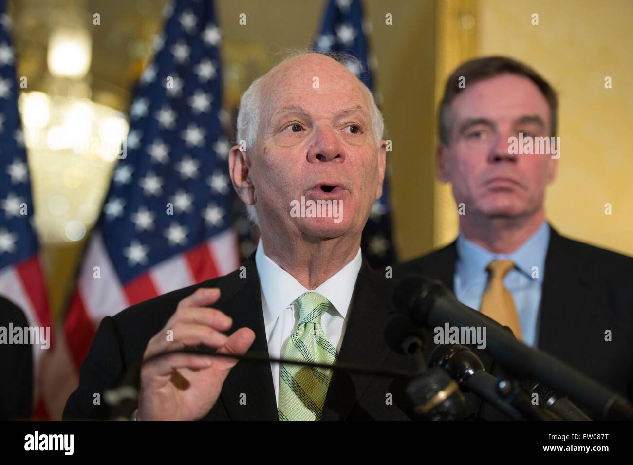 U.S. Democratic Senator Ben Cardin during a press conference on public ...