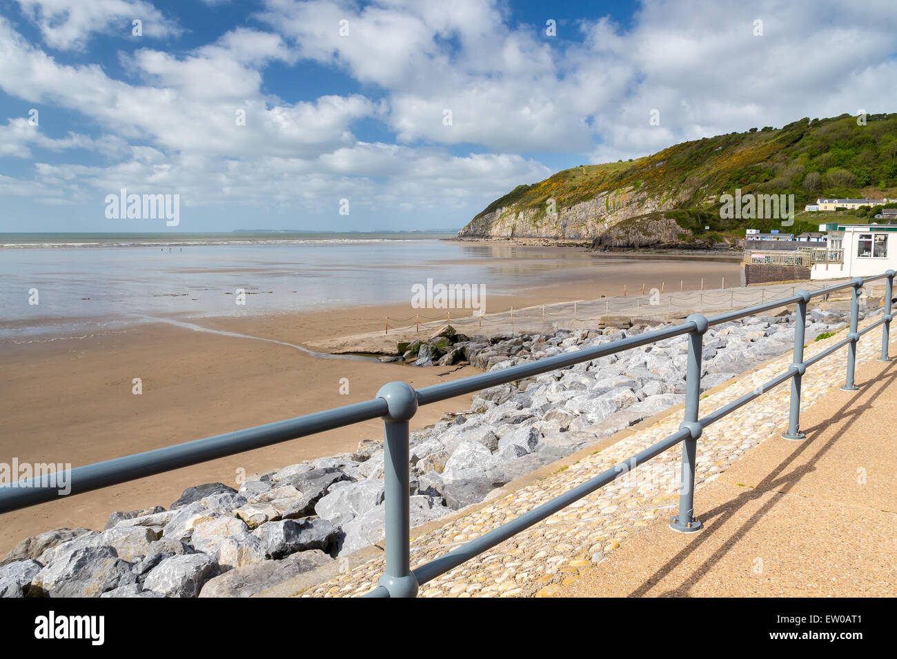 Pendine Sands a 7 mile length of beach on the shores of Carmarthen Bay ...