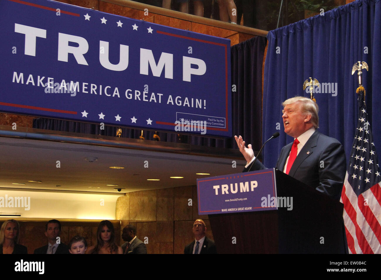 Donald trump announces run hi-res stock photography and images - Alamy