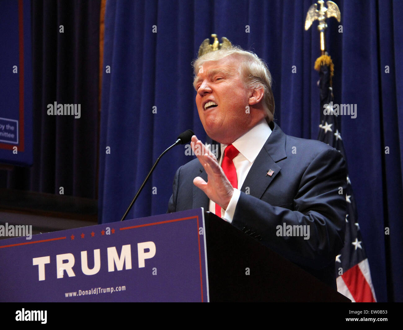 New York, New York, USA. 15th June, 2015. Businessman, reality star ...