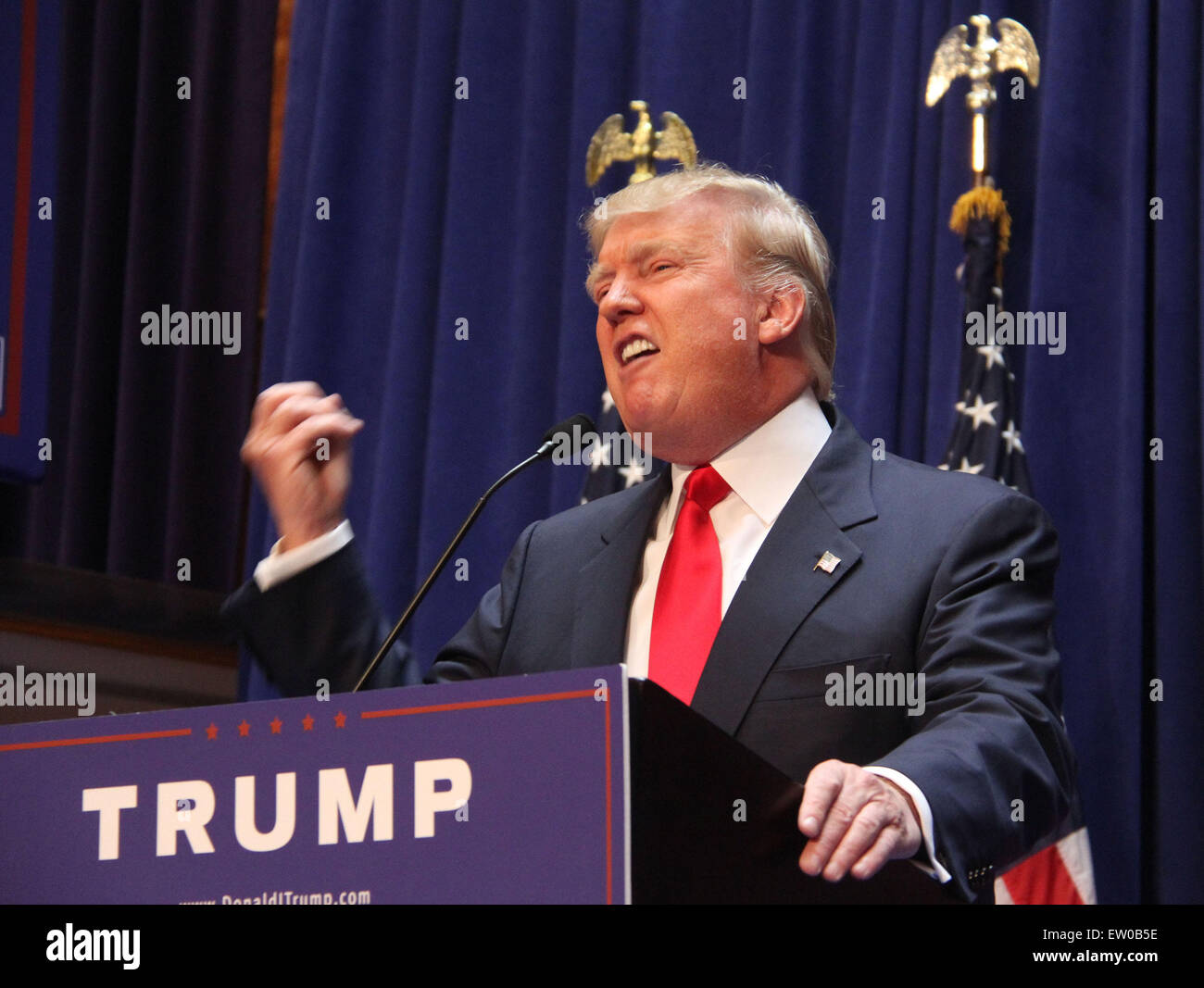 Donald trump announces run hi-res stock photography and images - Alamy