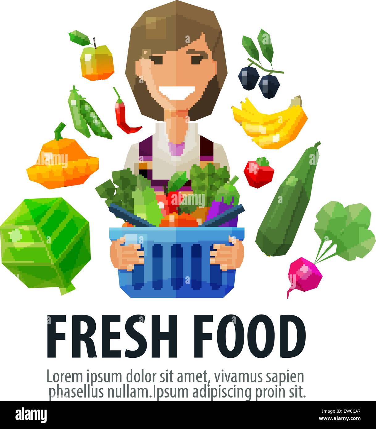 Fresh farm shop peas Stock Vector Images - Alamy
