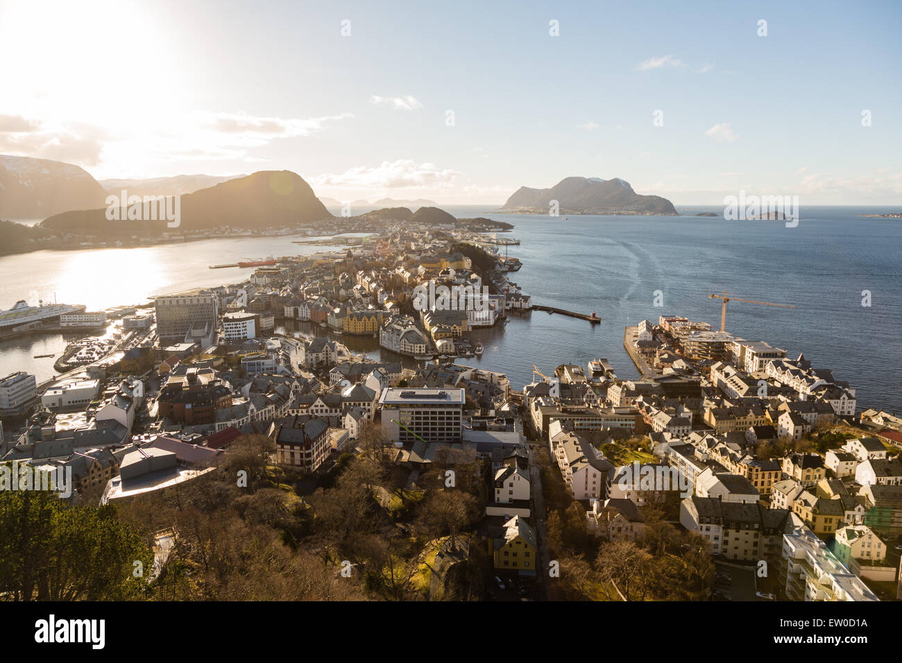 Norwegian fjords alesund hi-res stock photography and images - Alamy