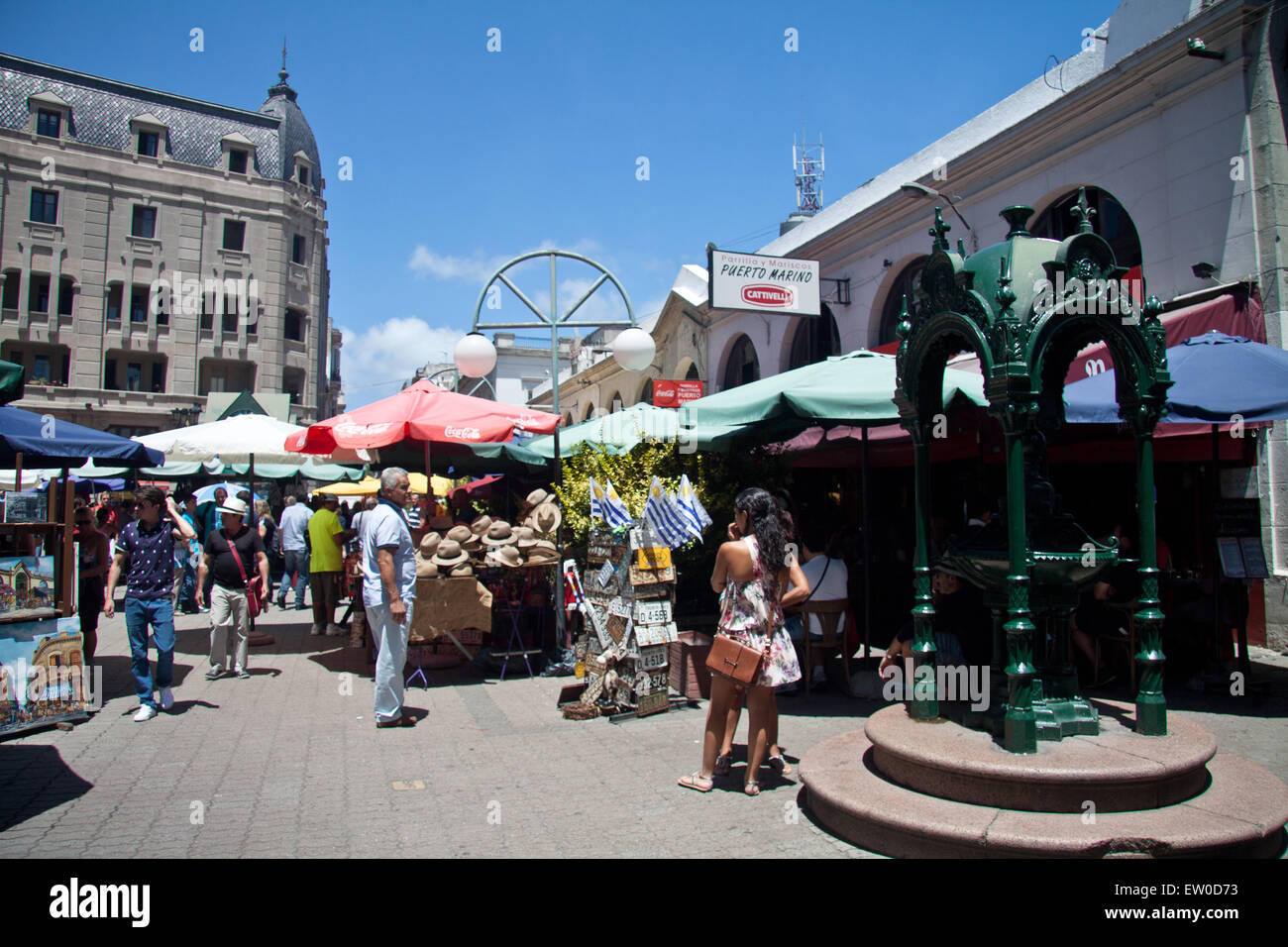 Old port market. Montevideo, Uruguay 2015 Stock Photo - Alamy