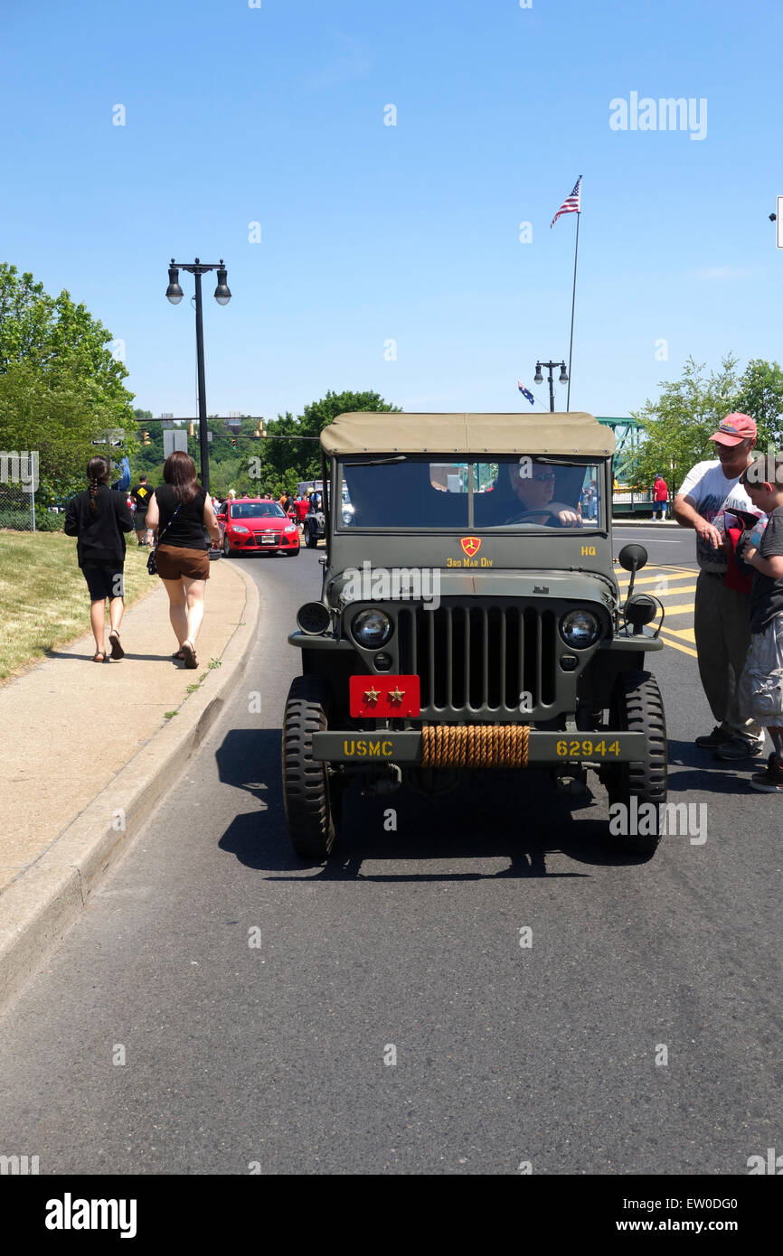 Memorial day celebrations, A World War II Willys MB Jeep, used by the U ...