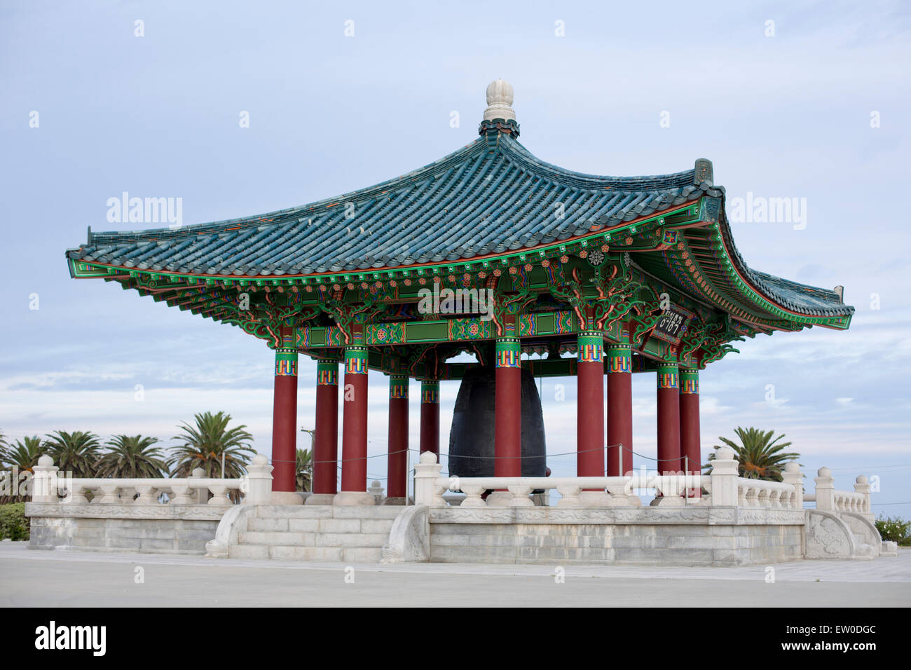 korean friendship bell in San Pedro, California Stock Photo - Alamy