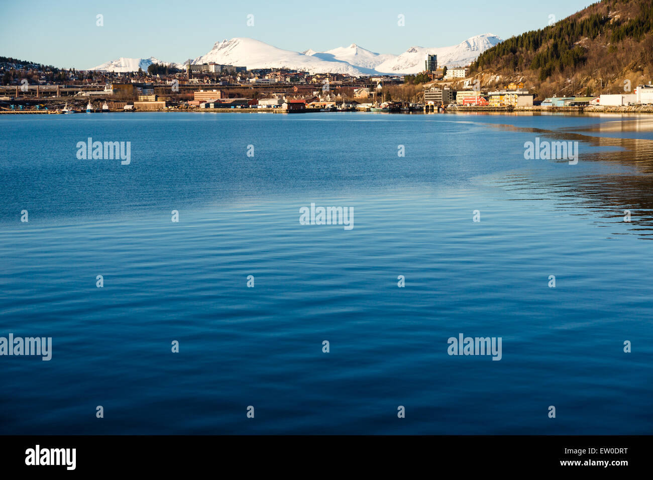 Narvik harbour, Norway Stock Photo - Alamy
