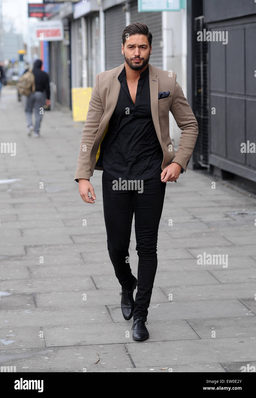 TOWIES Mario Falcone arrives for filming in Essex Featuring: Mario ...